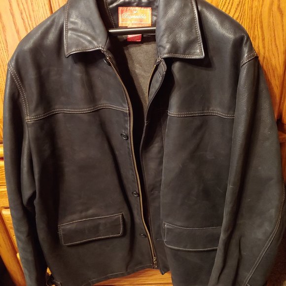 Faconnable | Jackets & Coats | Leather Jacket | Poshmark